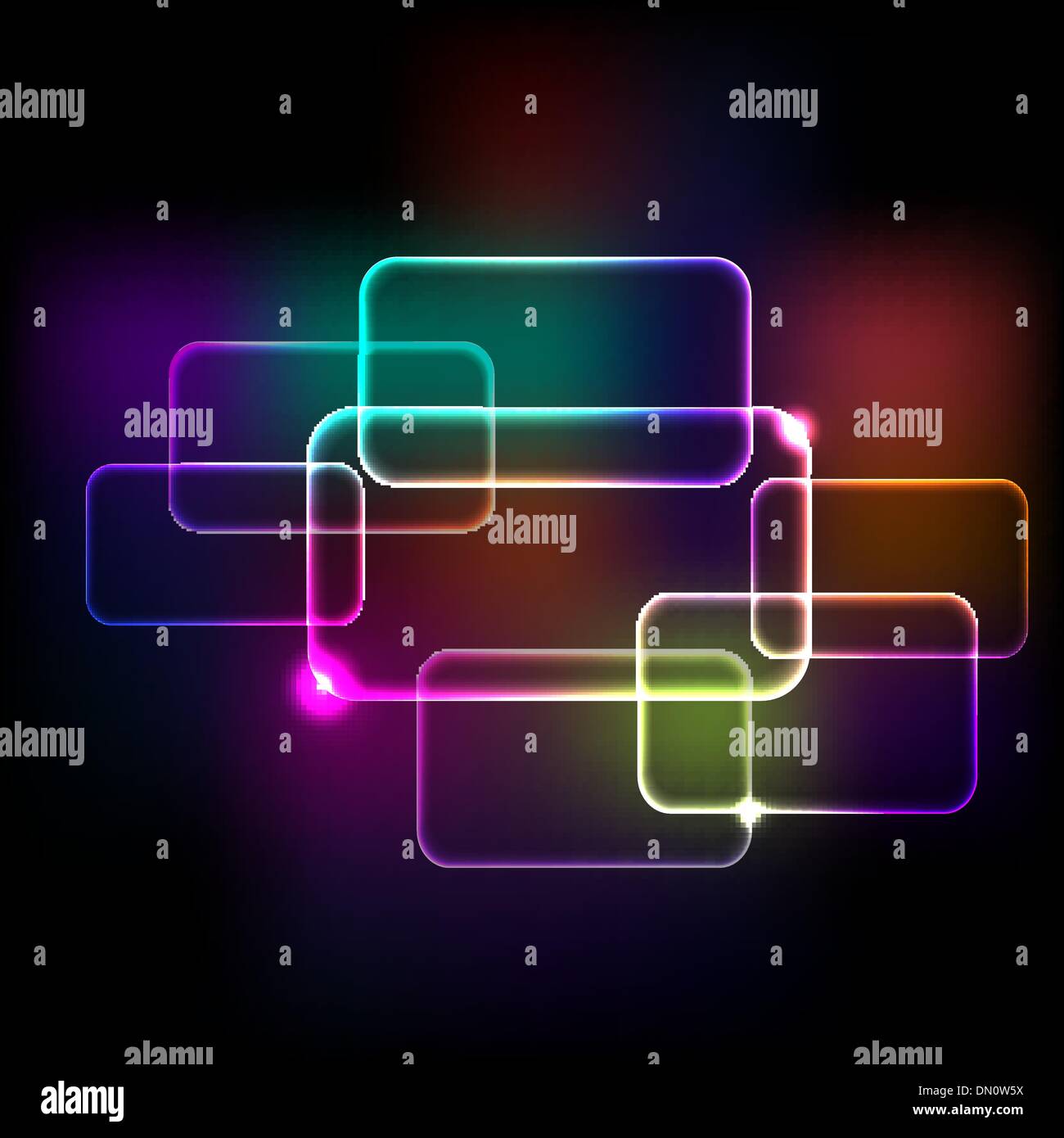 Abstract background with rainbow colored squares. eps10 Stock Vector ...