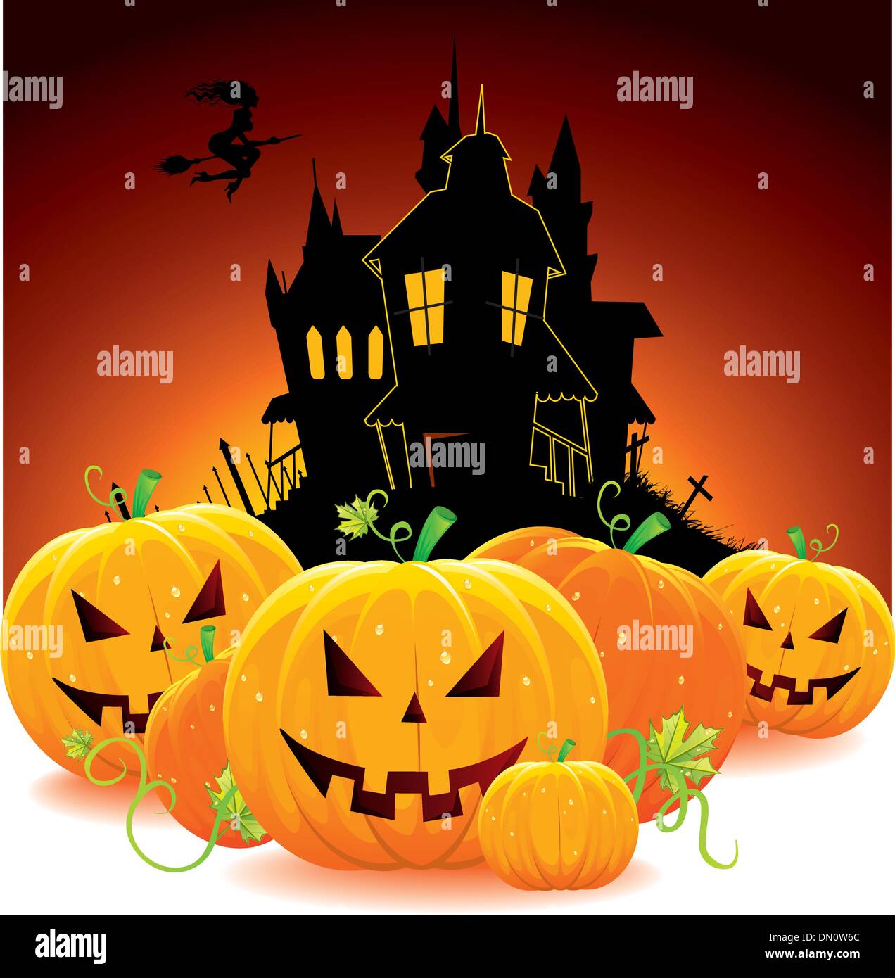 Halloween dark back Stock Vector Image & Art - Alamy