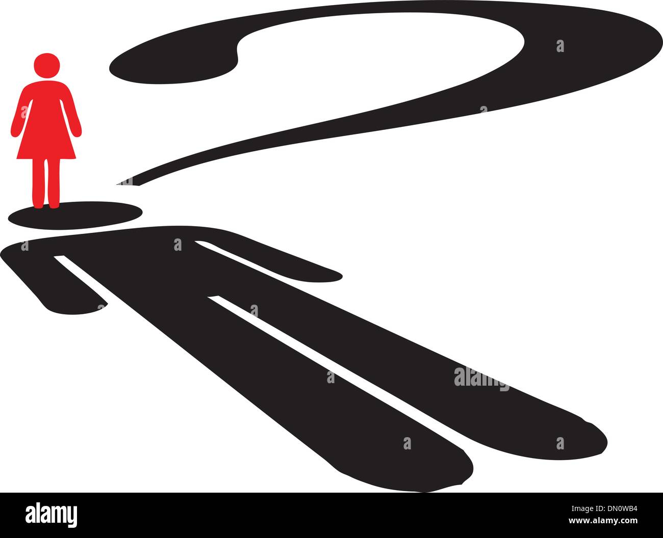 Woman type Stock Vector Images - Alamy