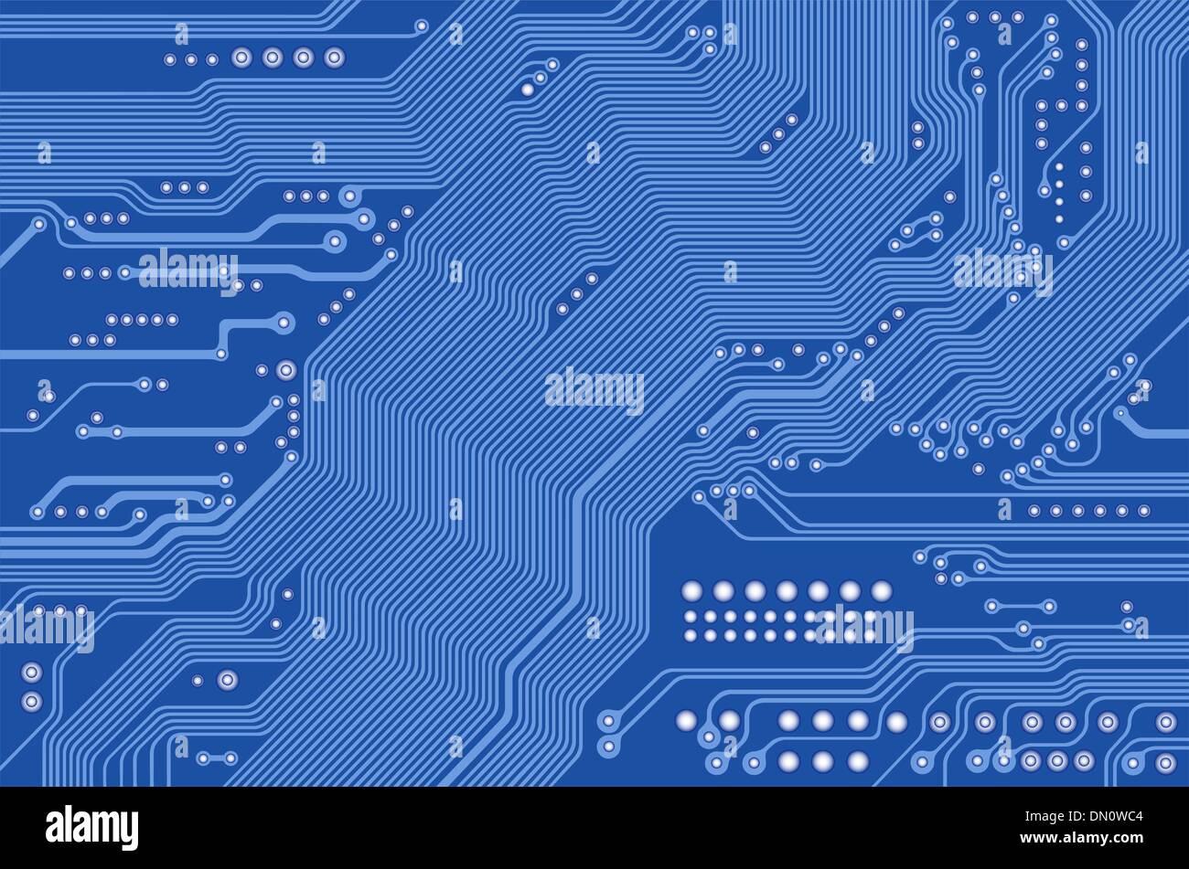 printed circuit - motherboard - vector Stock Vector Image & Art - Alamy
