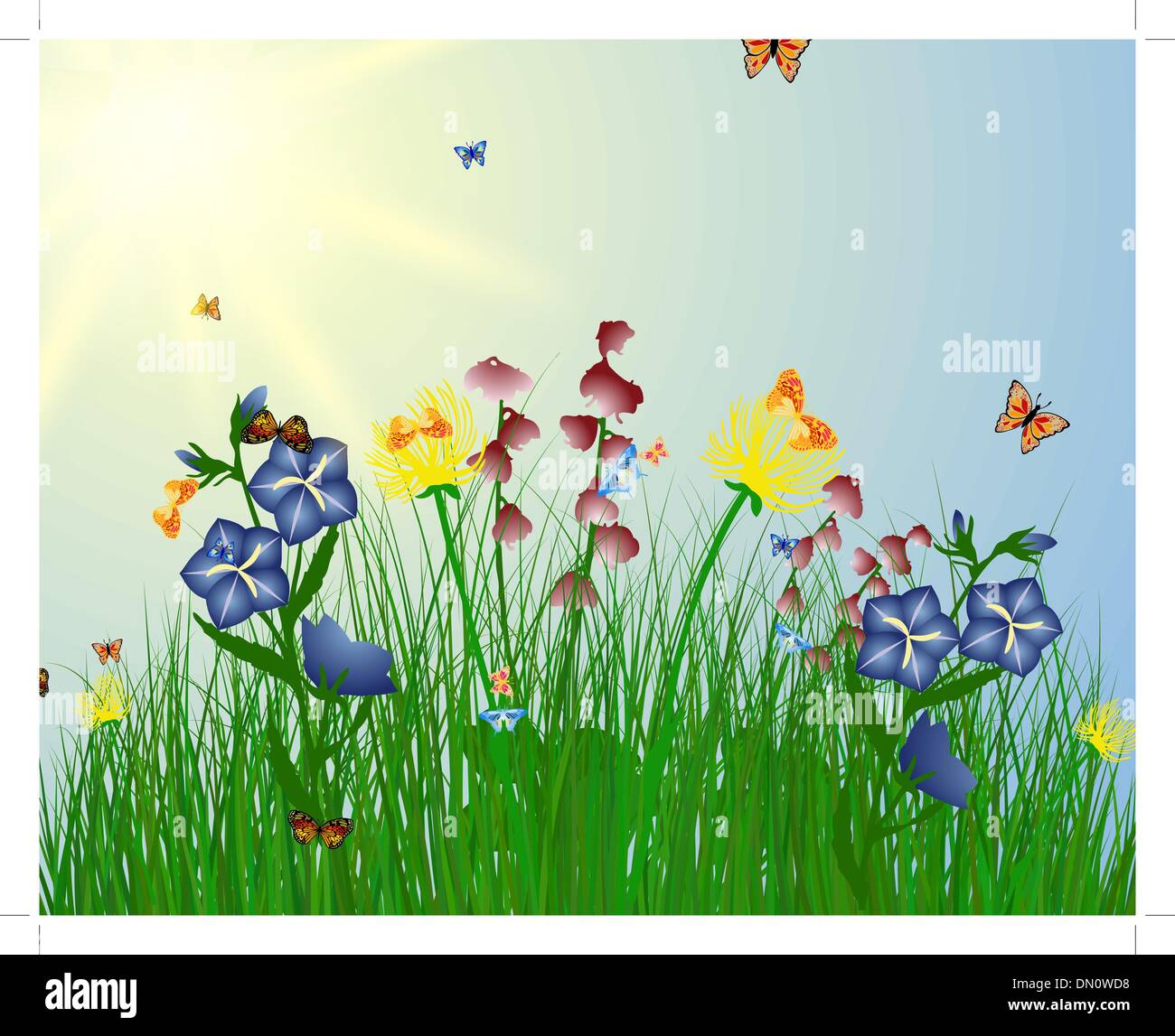 Blinking sun Stock Vector Images - Alamy