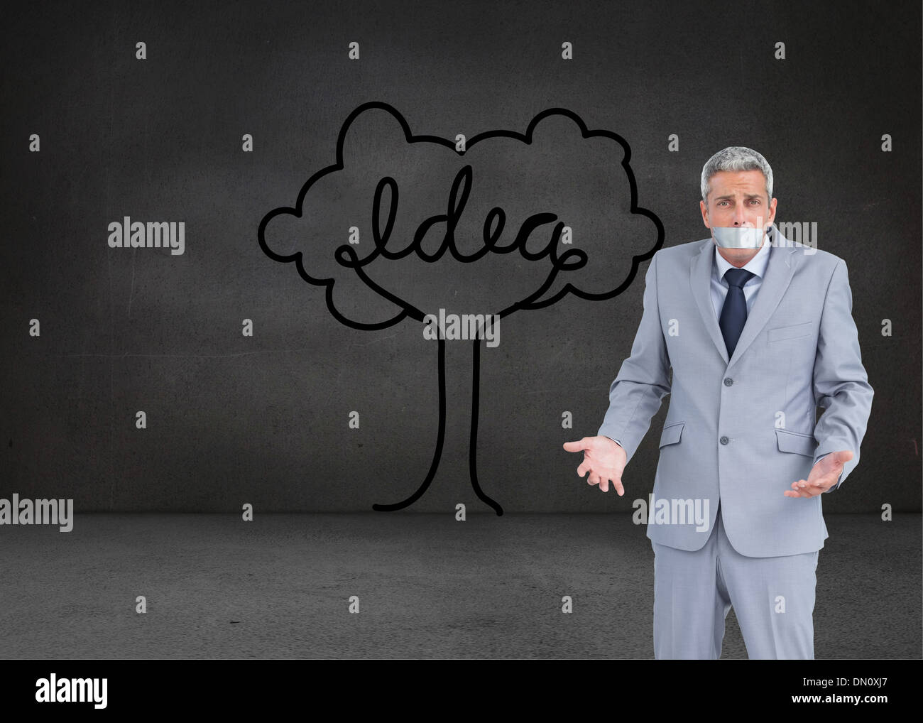 Gagged man hi-res stock photography and images - Alamy