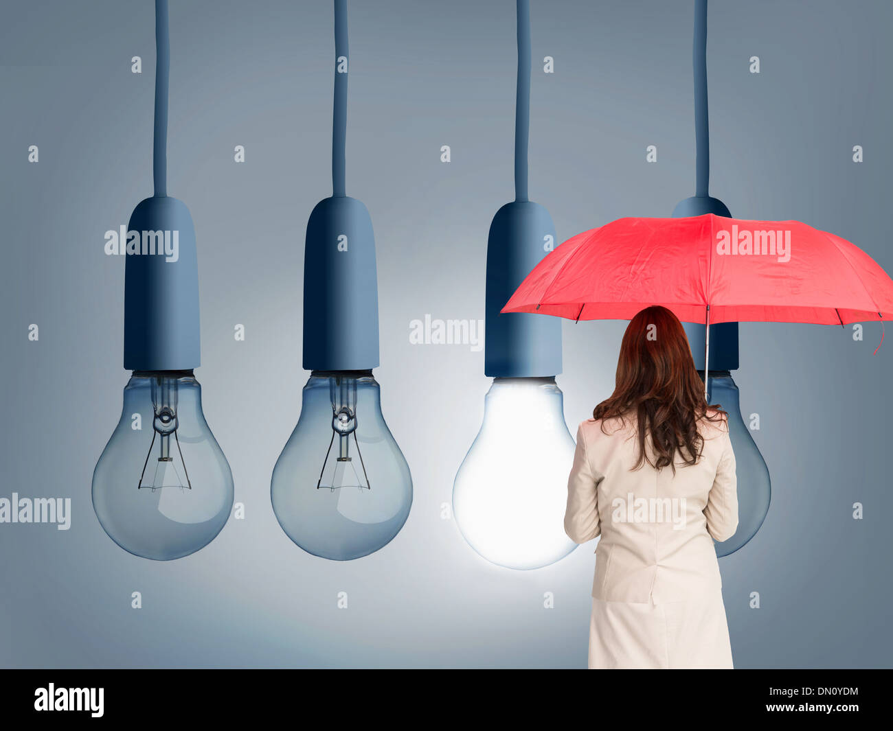 Woman with back turned to camera hi-res stock photography and images ...