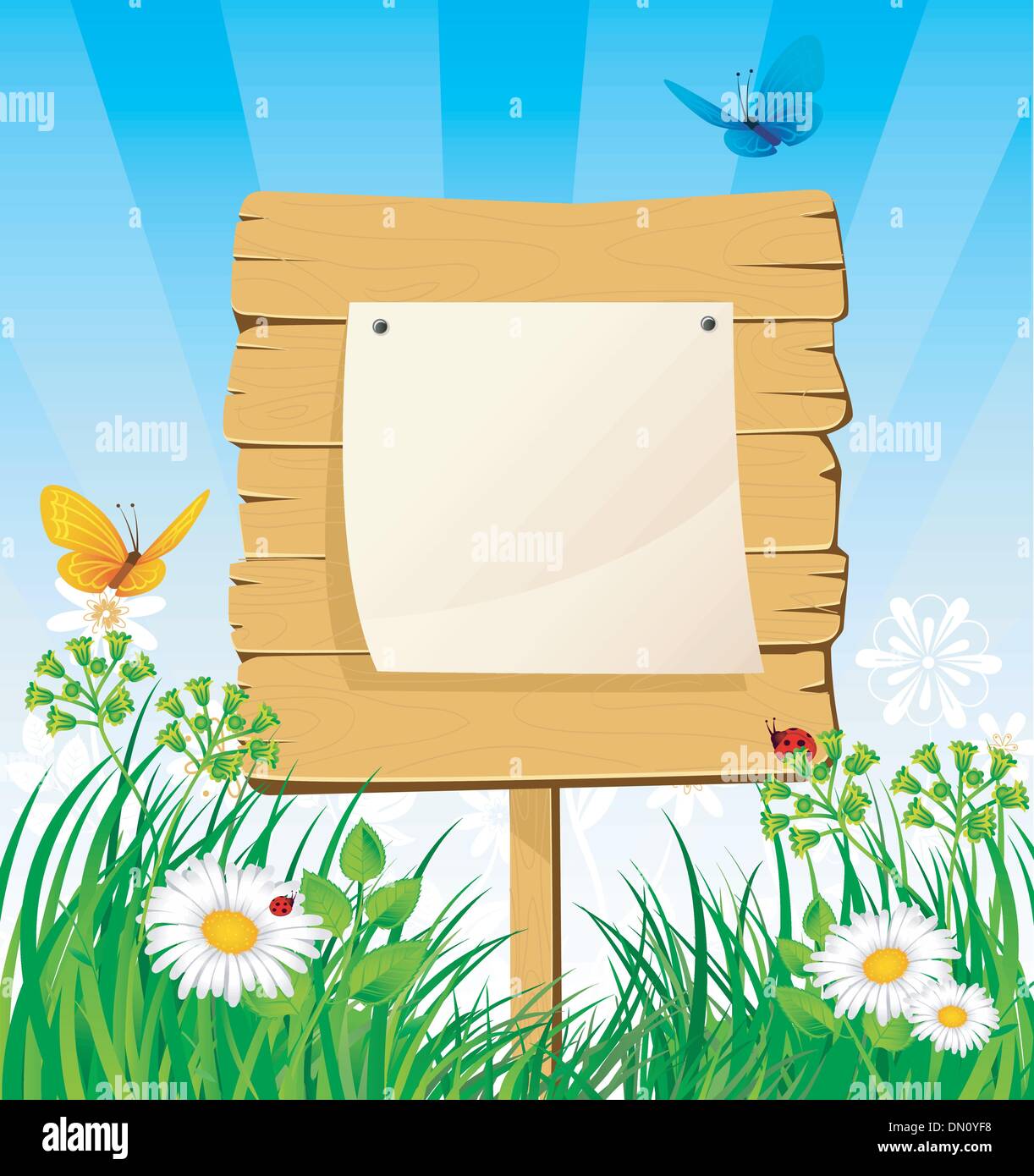 Background in wood grass Stock Vector Images - Alamy