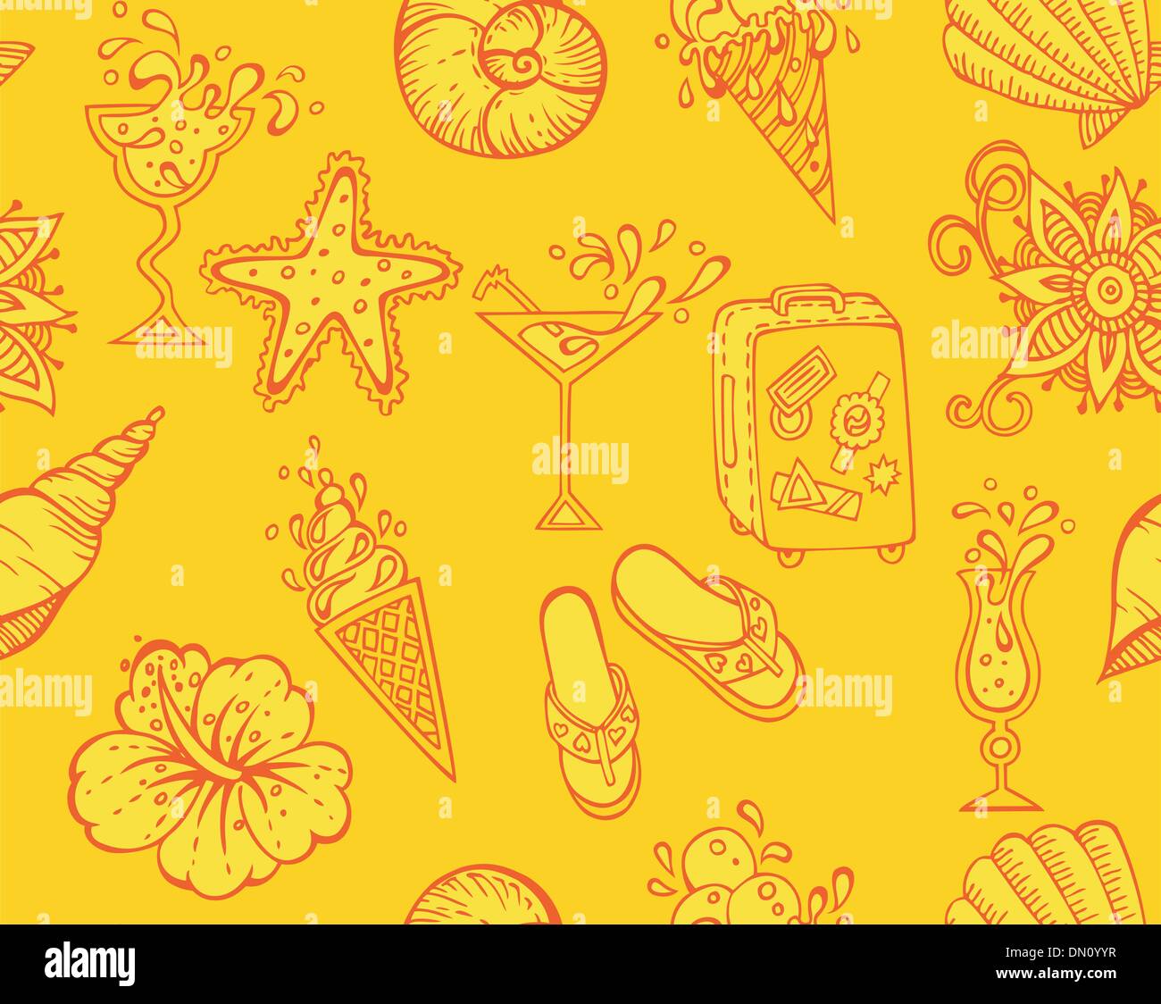 Summer icon Stock Vector Images - Alamy