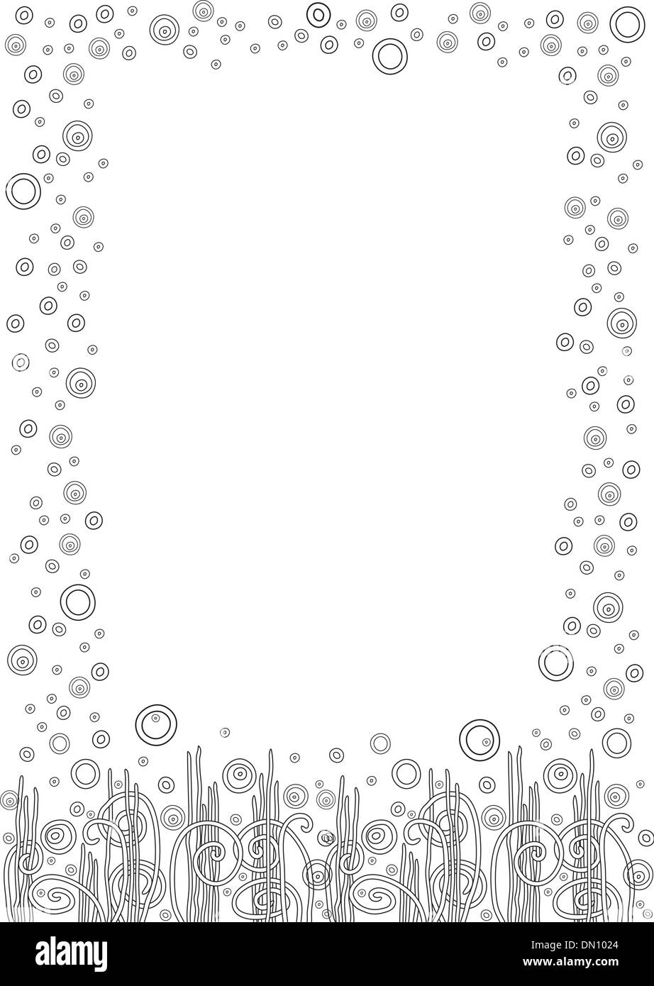 Abstract grass frame Stock Vector Image & Art - Alamy