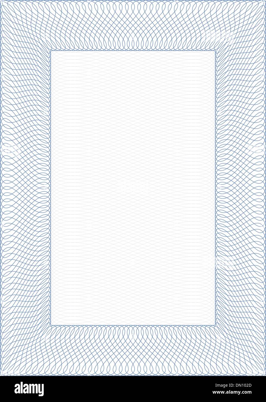 Guilloche vector frame Stock Vector Image & Art - Alamy