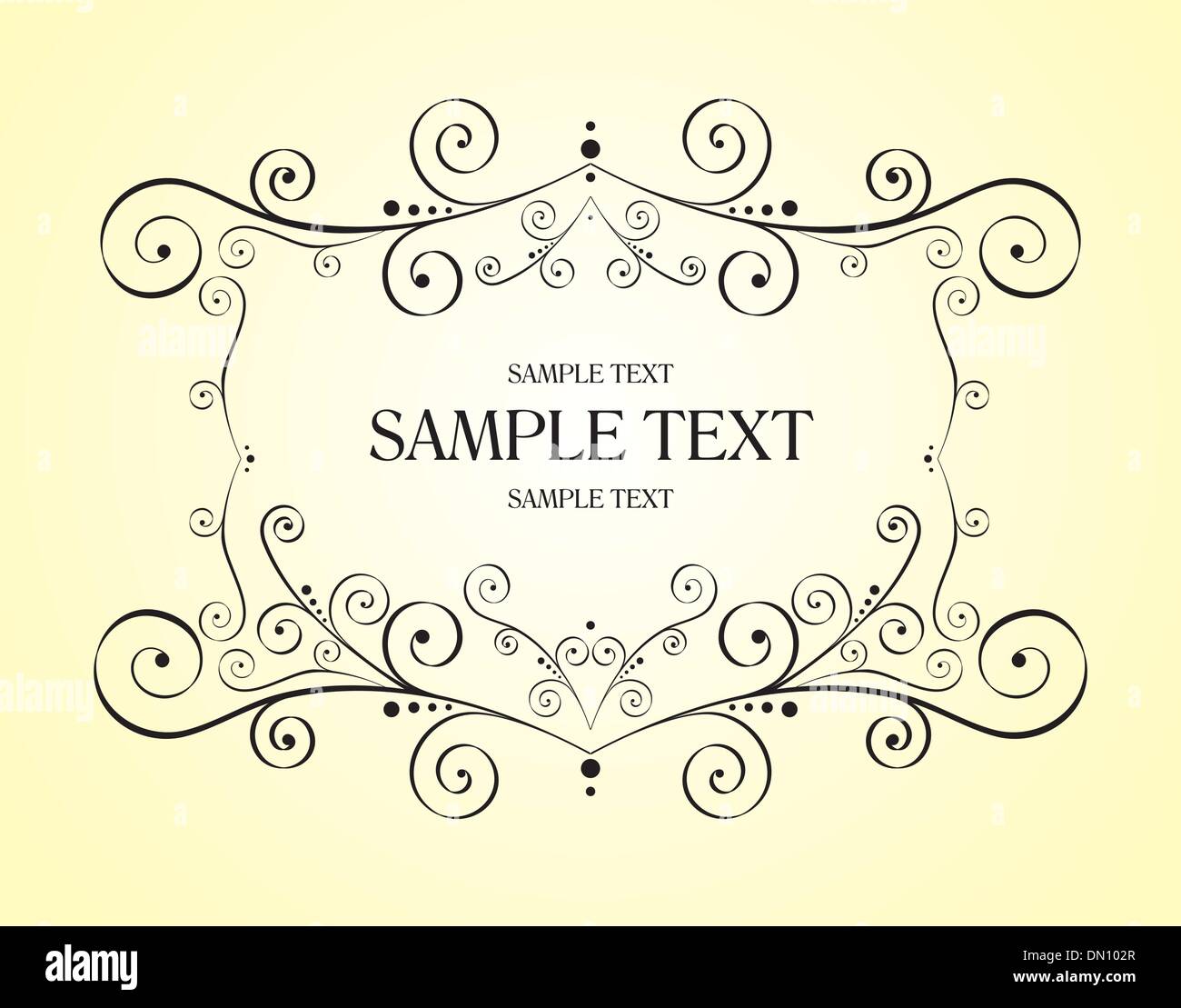 Vector decorative design element Stock Vector Image & Art - Alamy