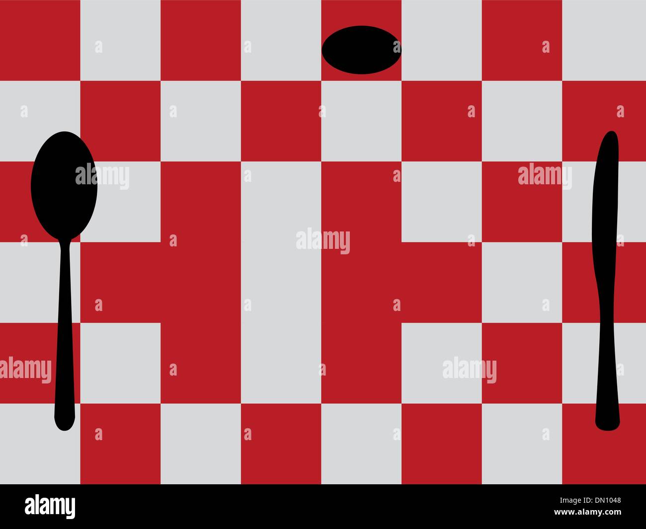 Plastic spoon knife fork Stock Vector Images - Alamy