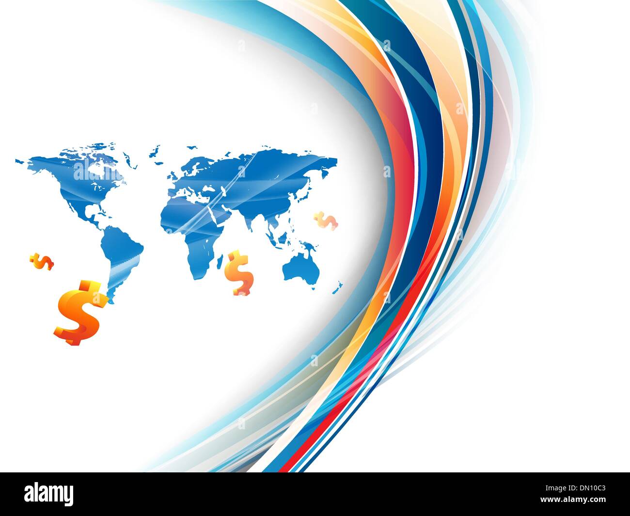 growth statistic financial frame. Eps10 Stock Vector Image & Art - Alamy
