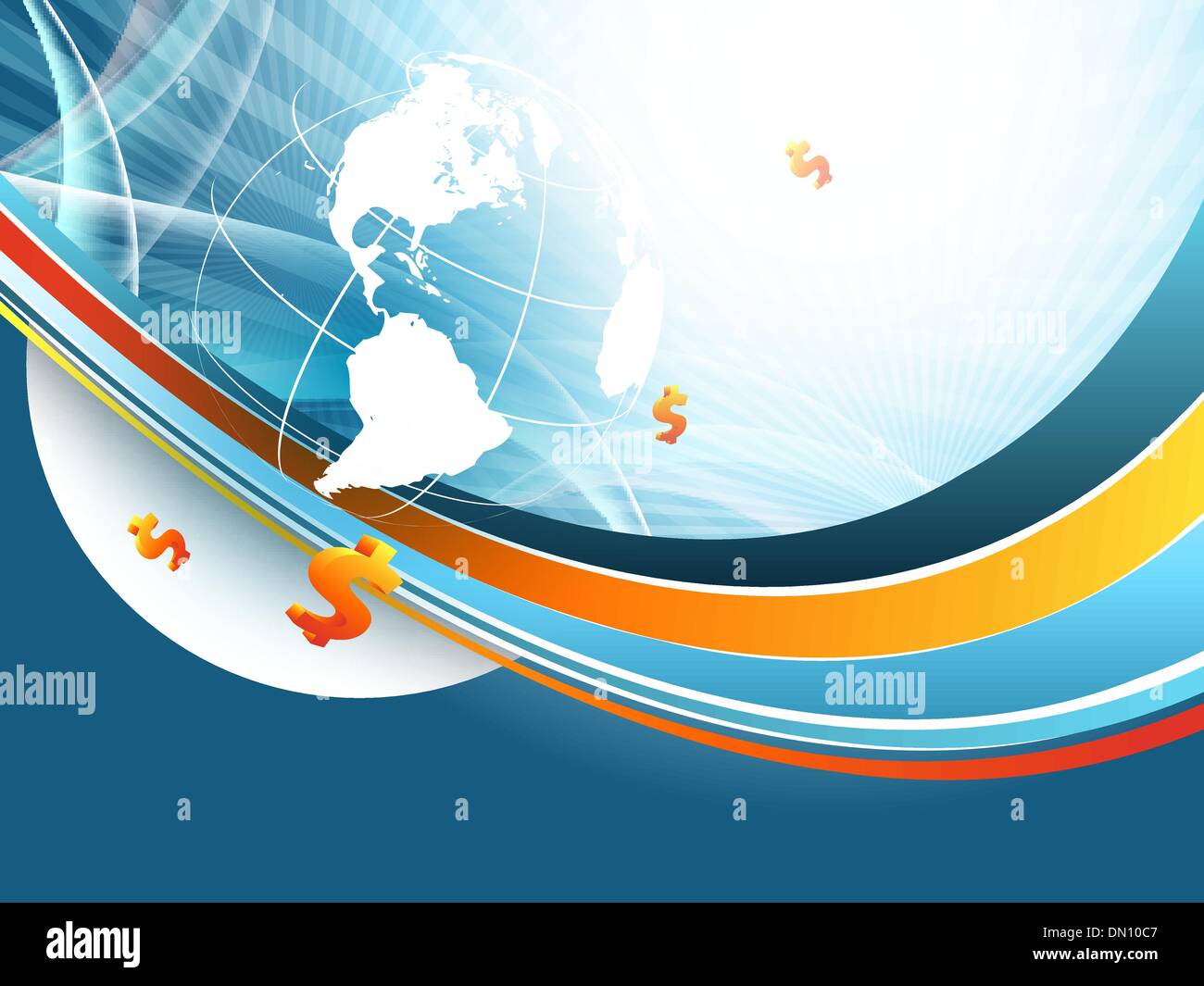 vector background with dollars Stock Vector Image & Art - Alamy
