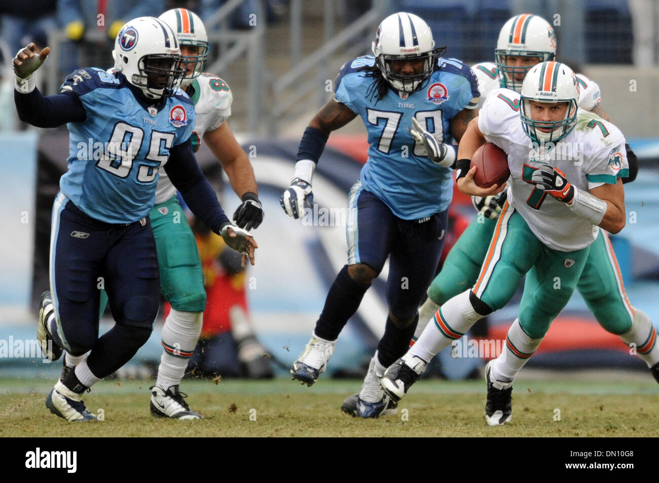 Dec. 20, 2009 - Nashville, Florida, USA - FINStitans122009. Chad Henne ...