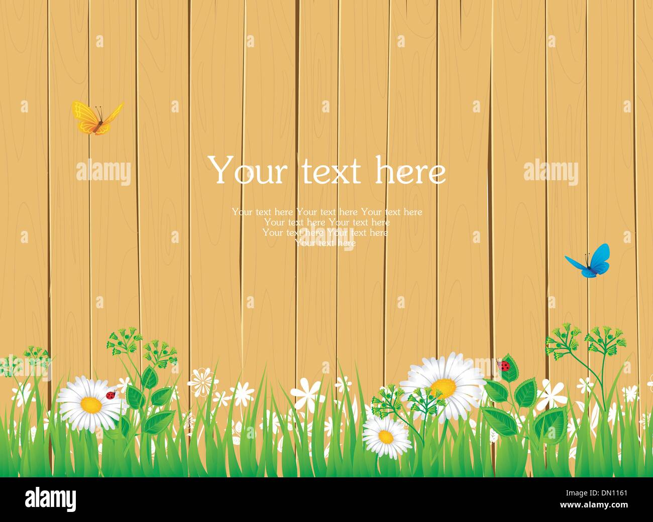 This side of the fence Stock Vector Images - Alamy