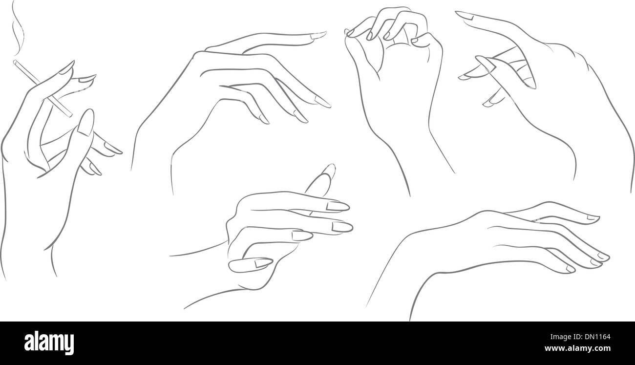 Women at rest cartoon hi-res stock photography and images - Alamy