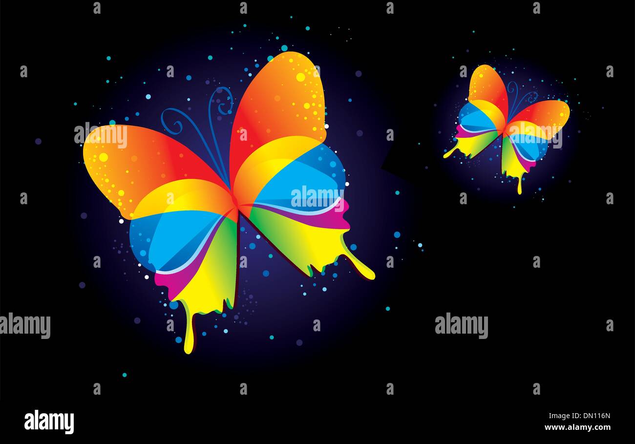 Green blue icon on black Stock Vector Images - Alamy