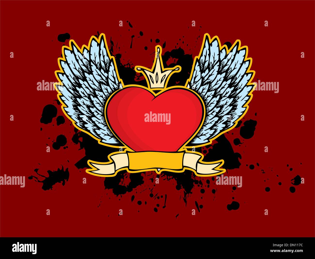 Rock hearts Stock Vector Images - Alamy