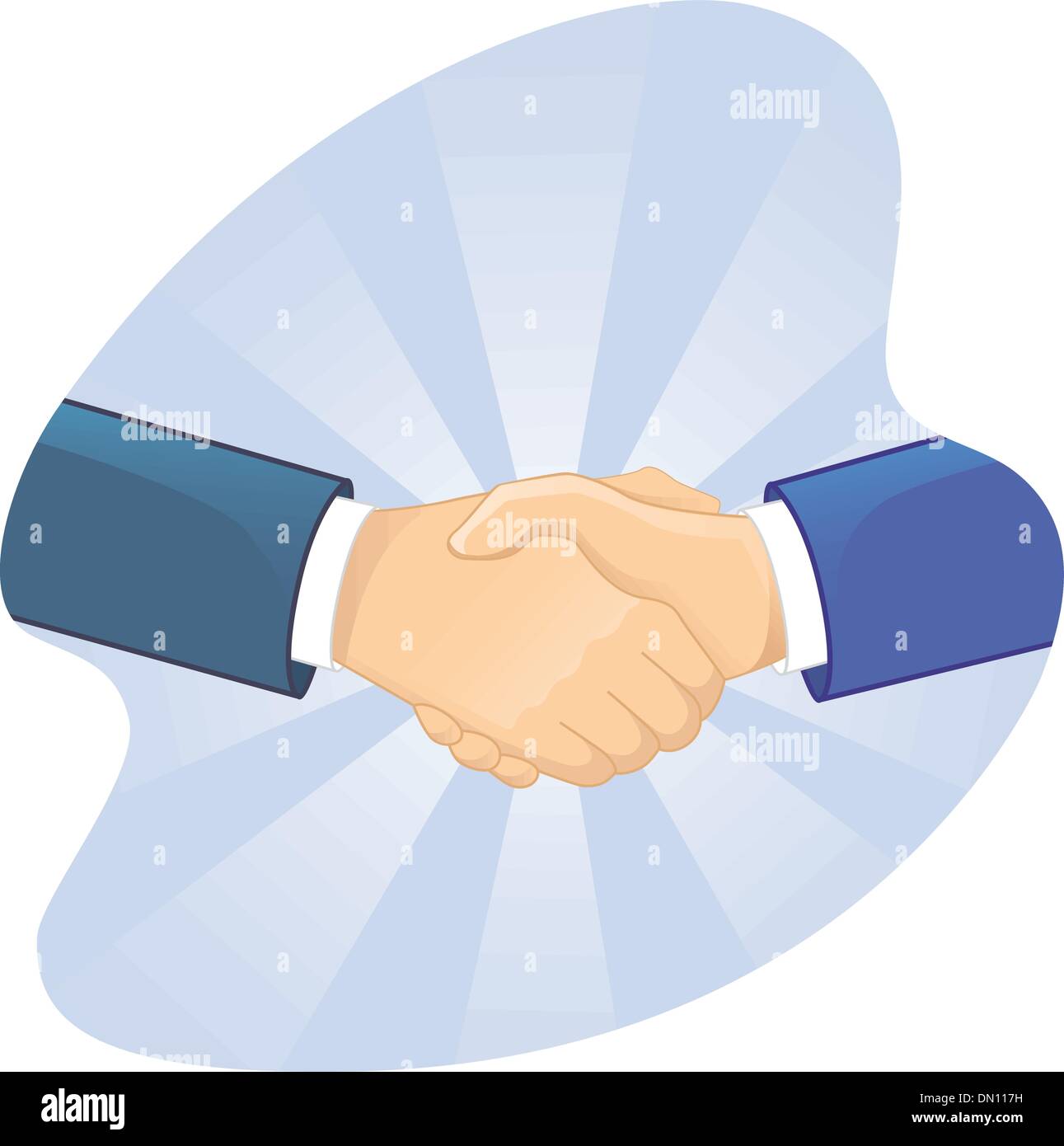 Handshake two men Stock Vector Image & Art - Alamy