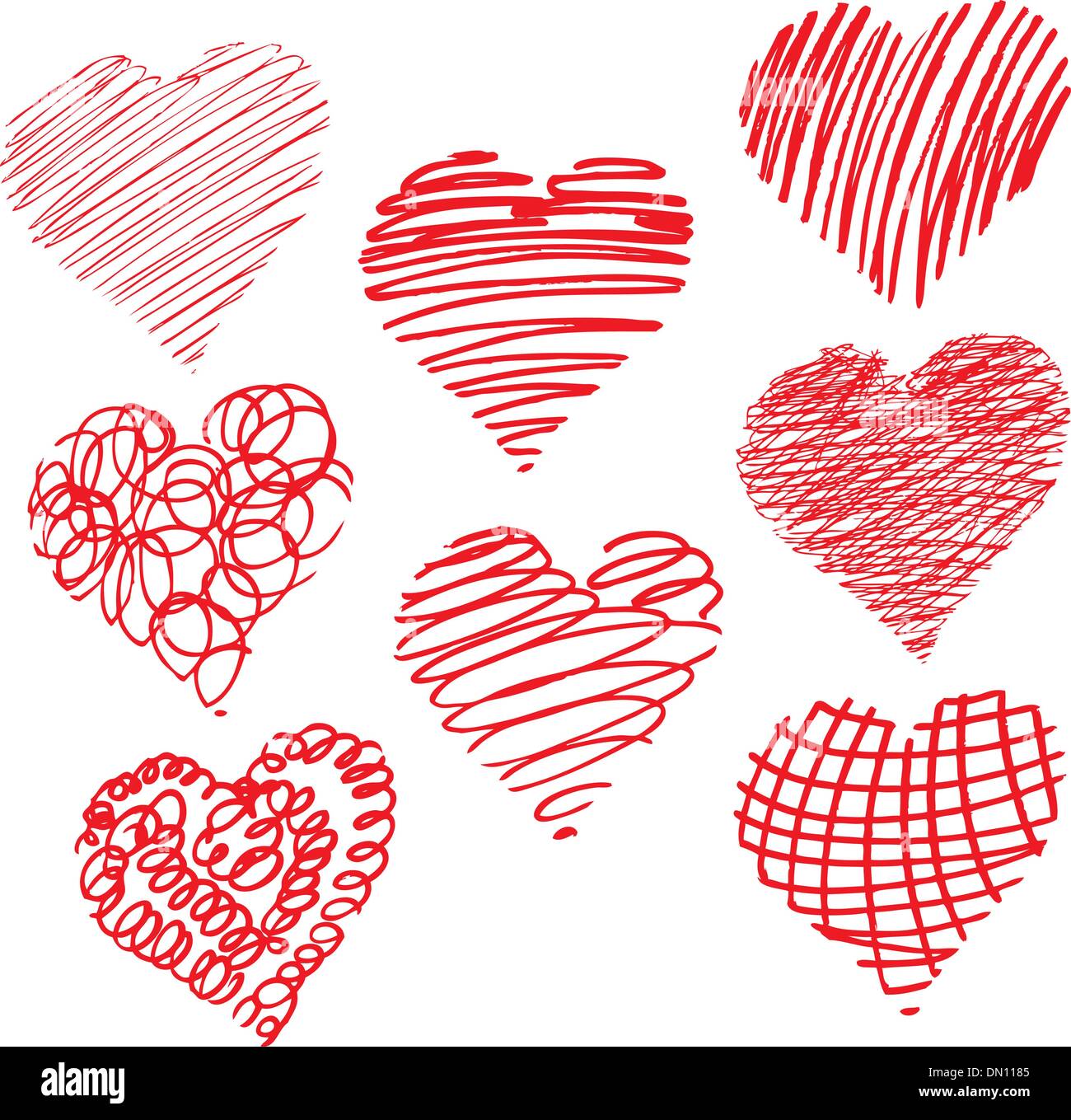 Heartshape vector vectors Stock Vector Images - Alamy