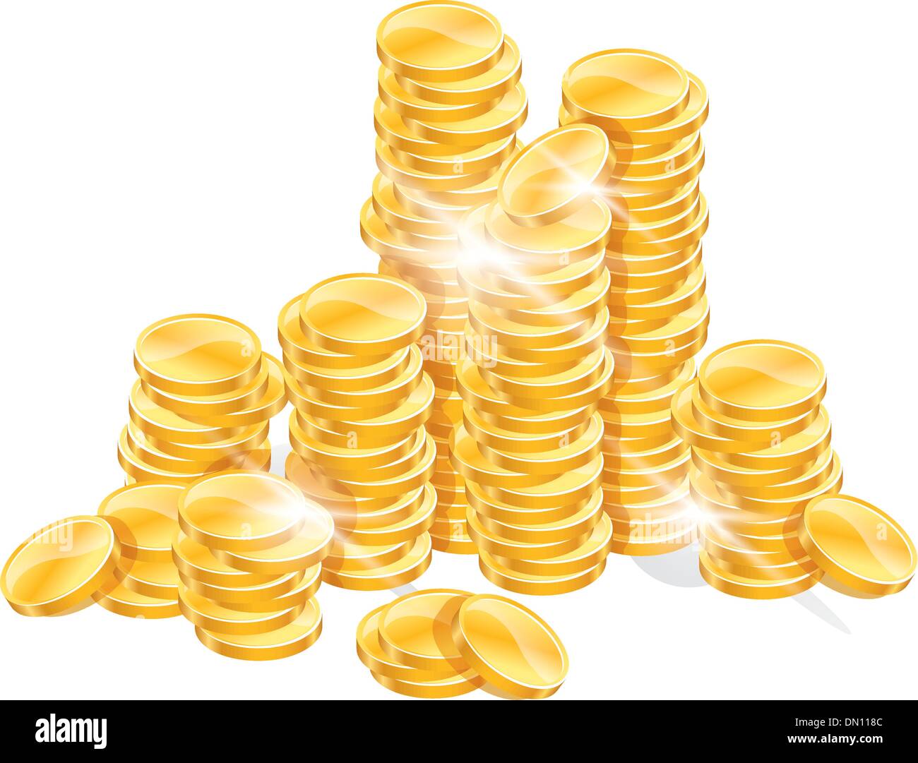 Precious coins Stock Vector Images - Alamy
