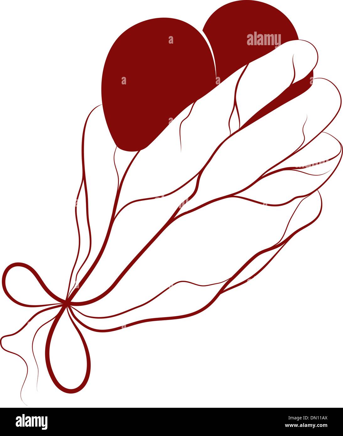 Hand in heart symbol Cut Out Stock Images & Pictures - Alamy