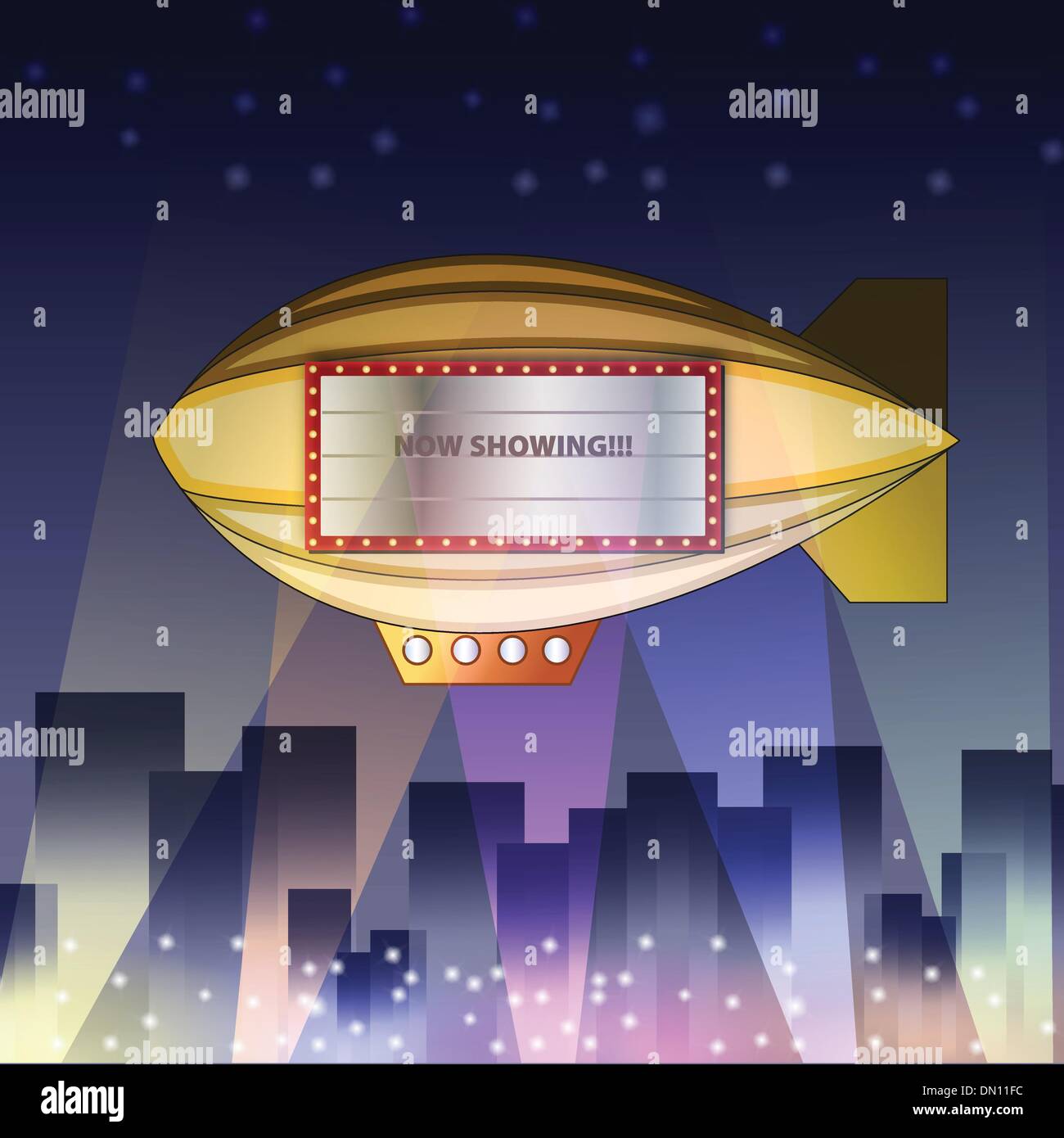 floating movie display board vector Stock Vector Image & Art - Alamy