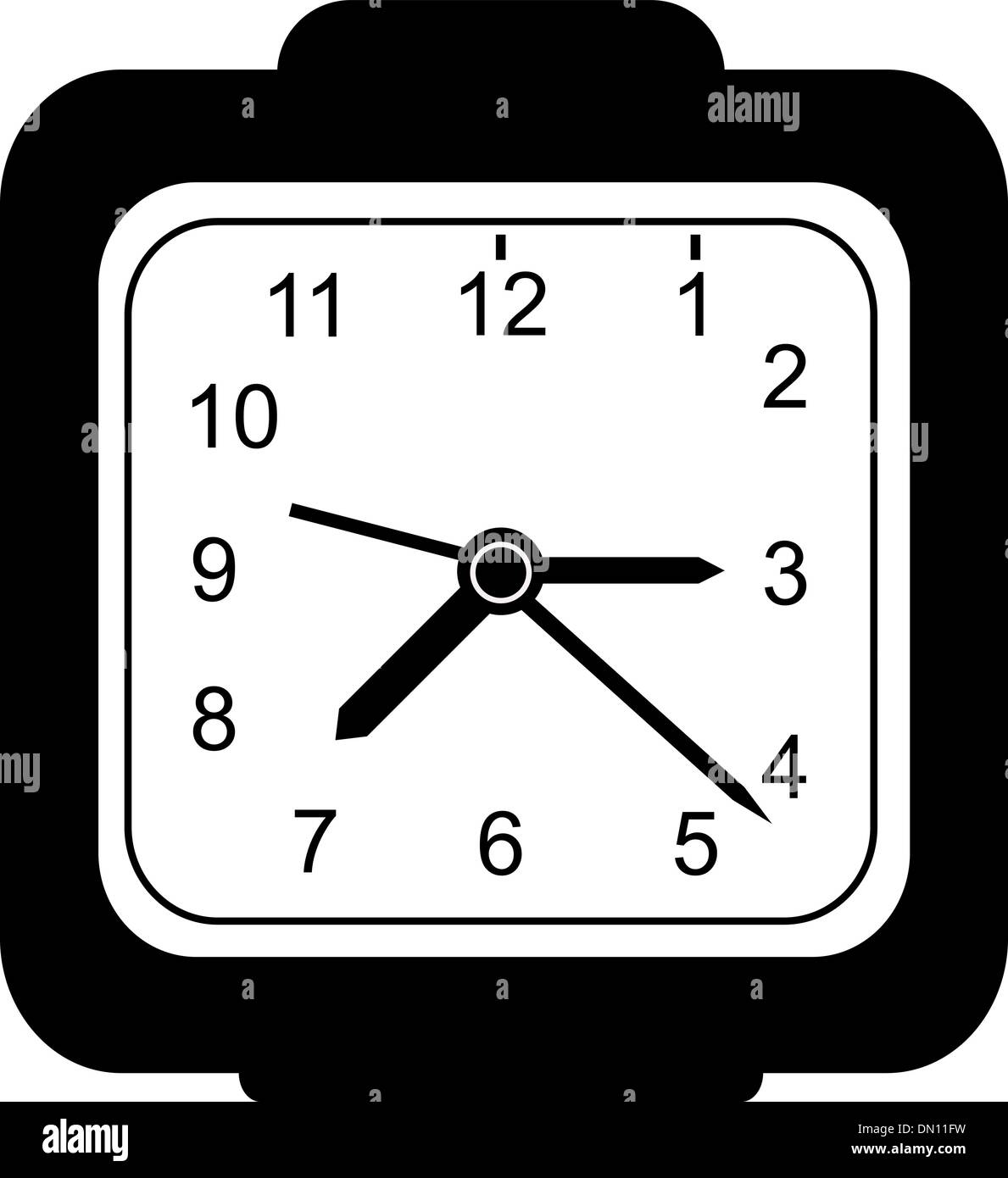 Classical clock Stock Vector Images - Alamy