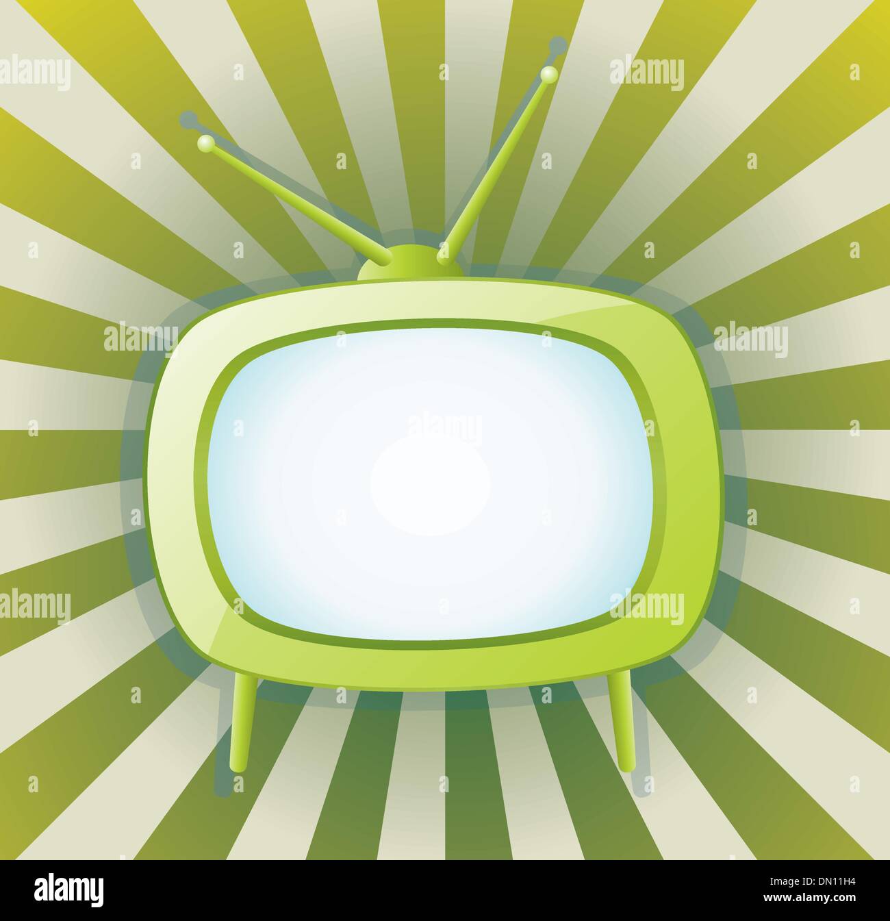 vector retro tv set Stock Vector Image & Art - Alamy