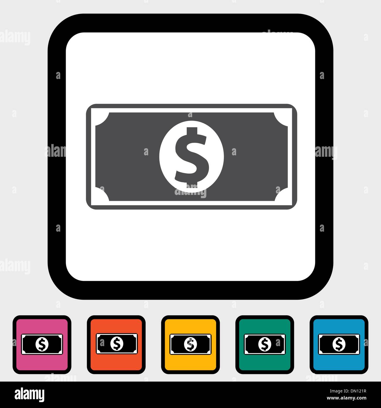 Dollar deposit icon hi-res stock photography and images - Alamy