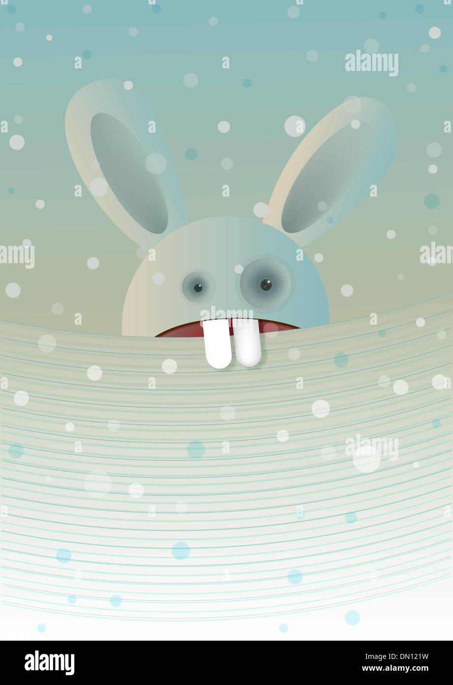 Rabbit ice Stock Vector Images - Alamy