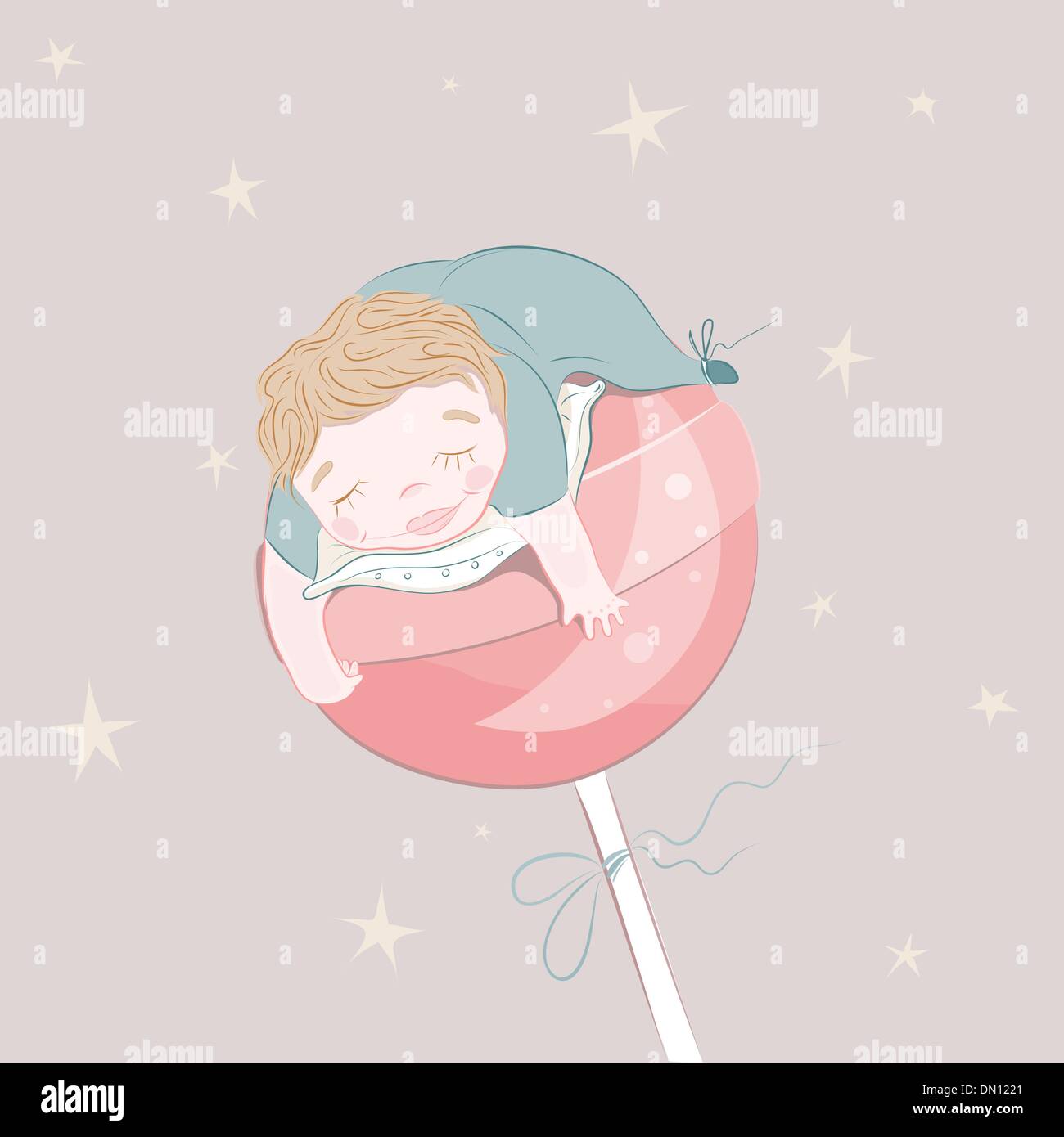 Sweet dreams vector vectors hi-res stock photography and images - Alamy
