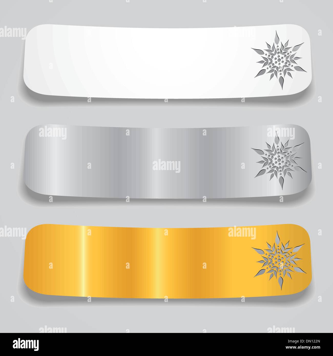 Set of post banners hi-res stock photography and images - Alamy