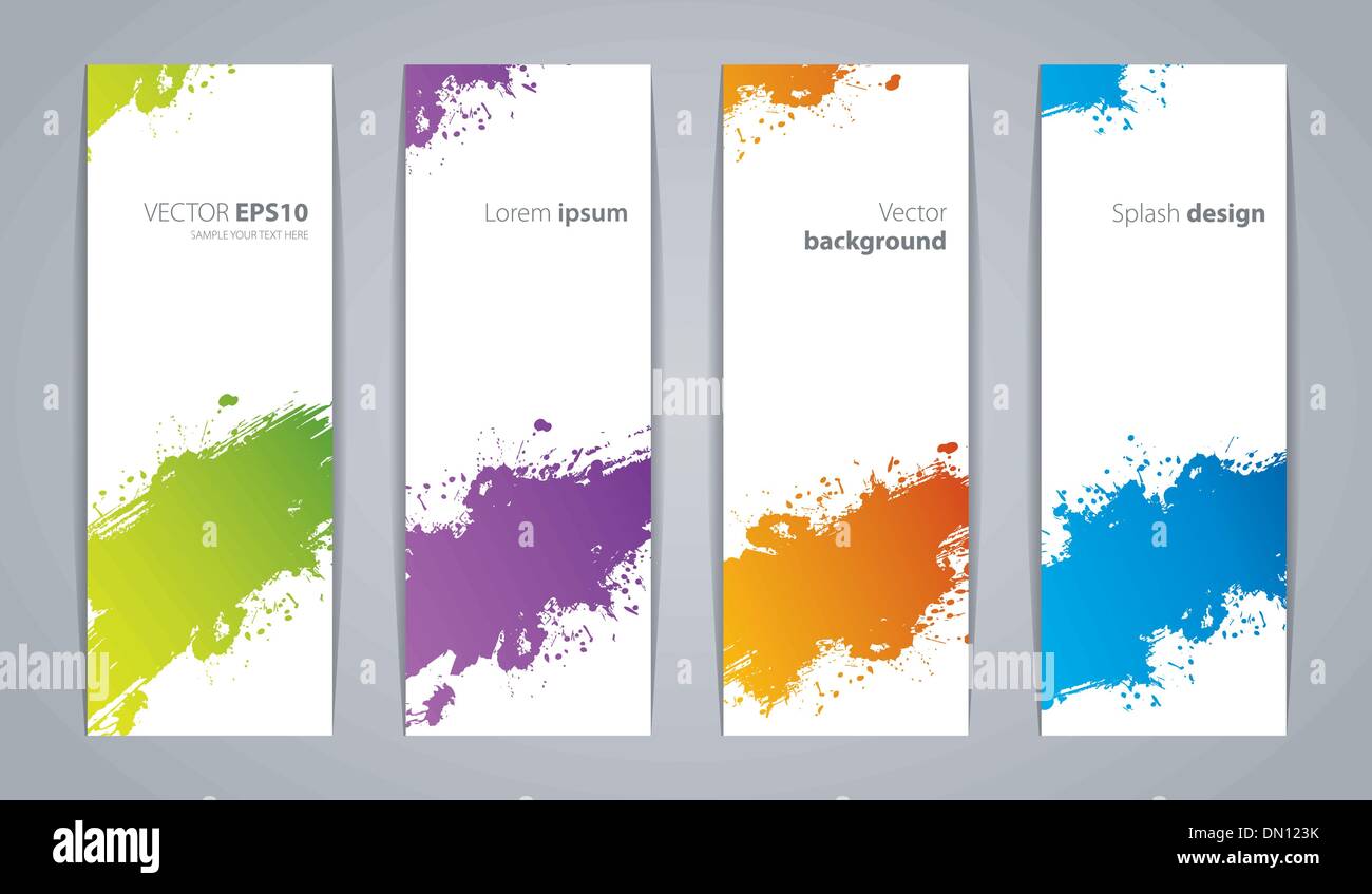 Vector illustration of Splash designs Stock Vector Image & Art - Alamy