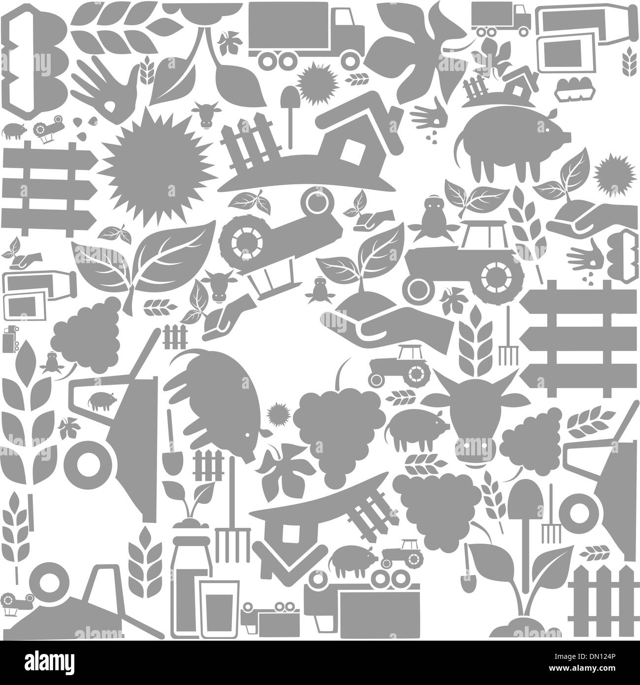 Animal tractor Stock Vector Images - Alamy
