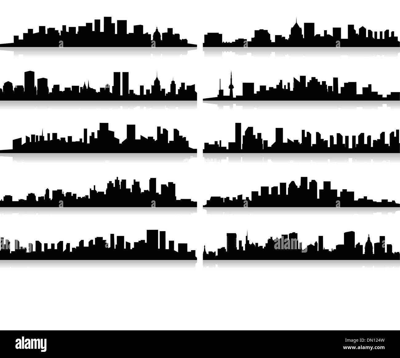 Suburb city Cut Out Stock Images & Pictures - Alamy