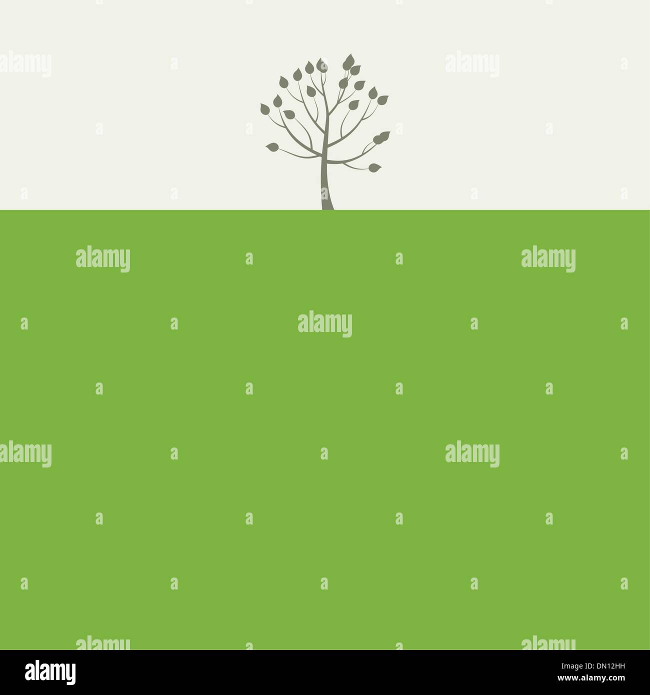 Tree root illustration Stock Vector Images - Alamy