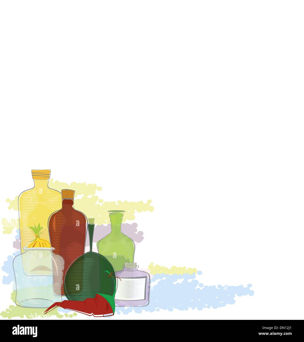 Color water container Stock Vector Images - Alamy