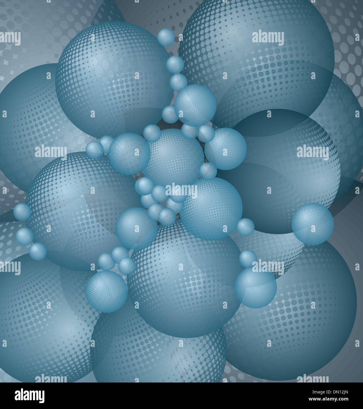 Blue balls background vector Stock Vector Image & Art - Alamy