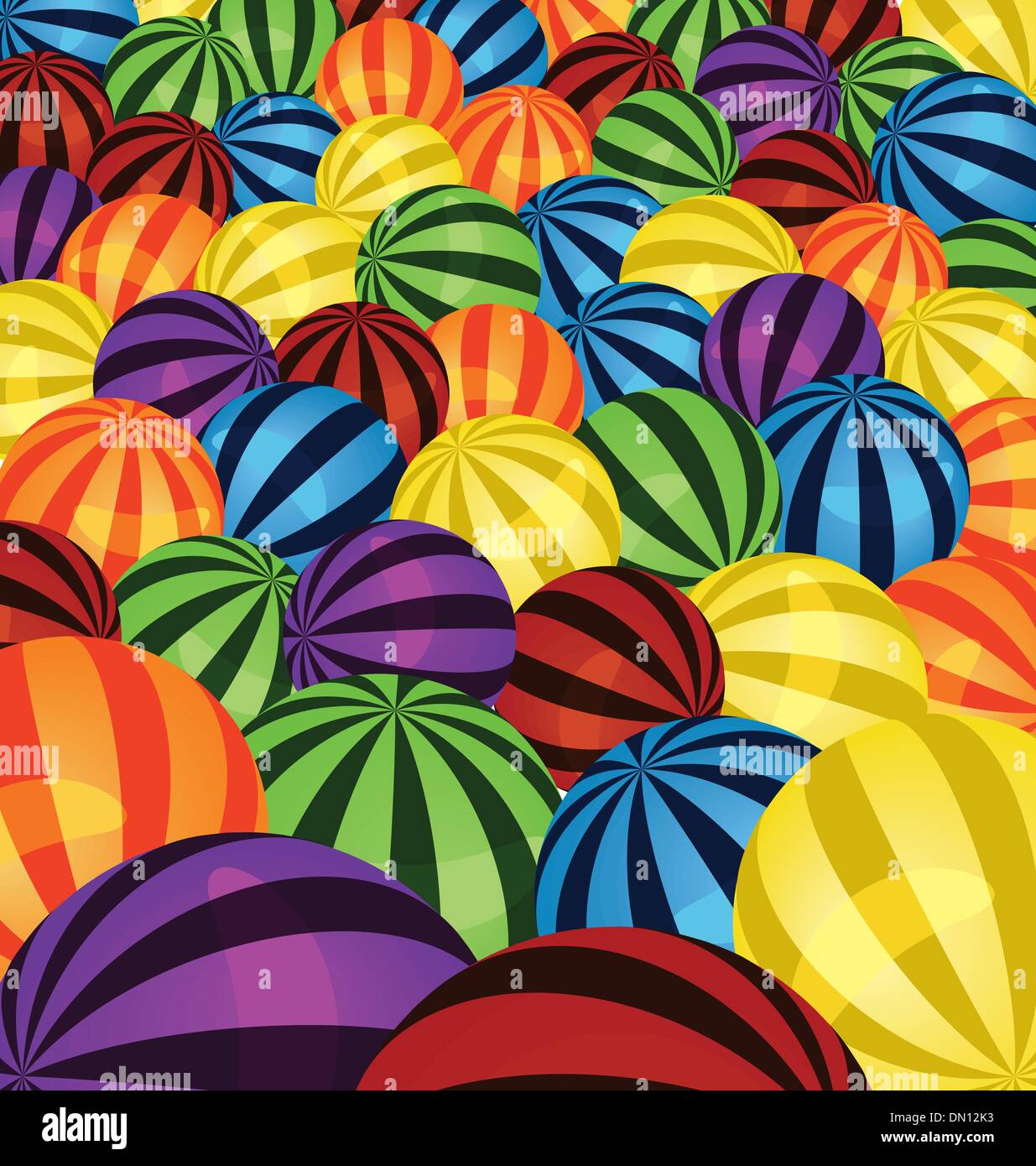 Colorful balls background Stock Vector Image & Art - Alamy