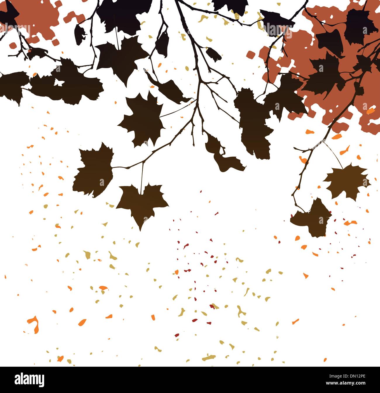 Leaf, autumn - vector background Stock Vector Image & Art - Alamy