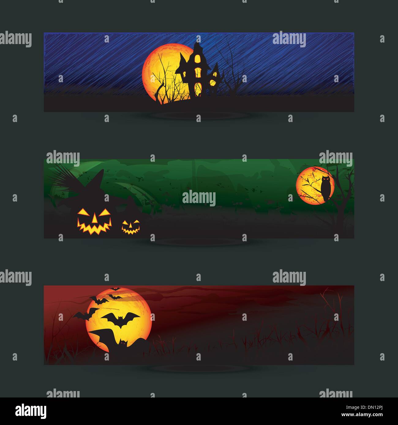 Halloween banner hi-res stock photography and images - Alamy