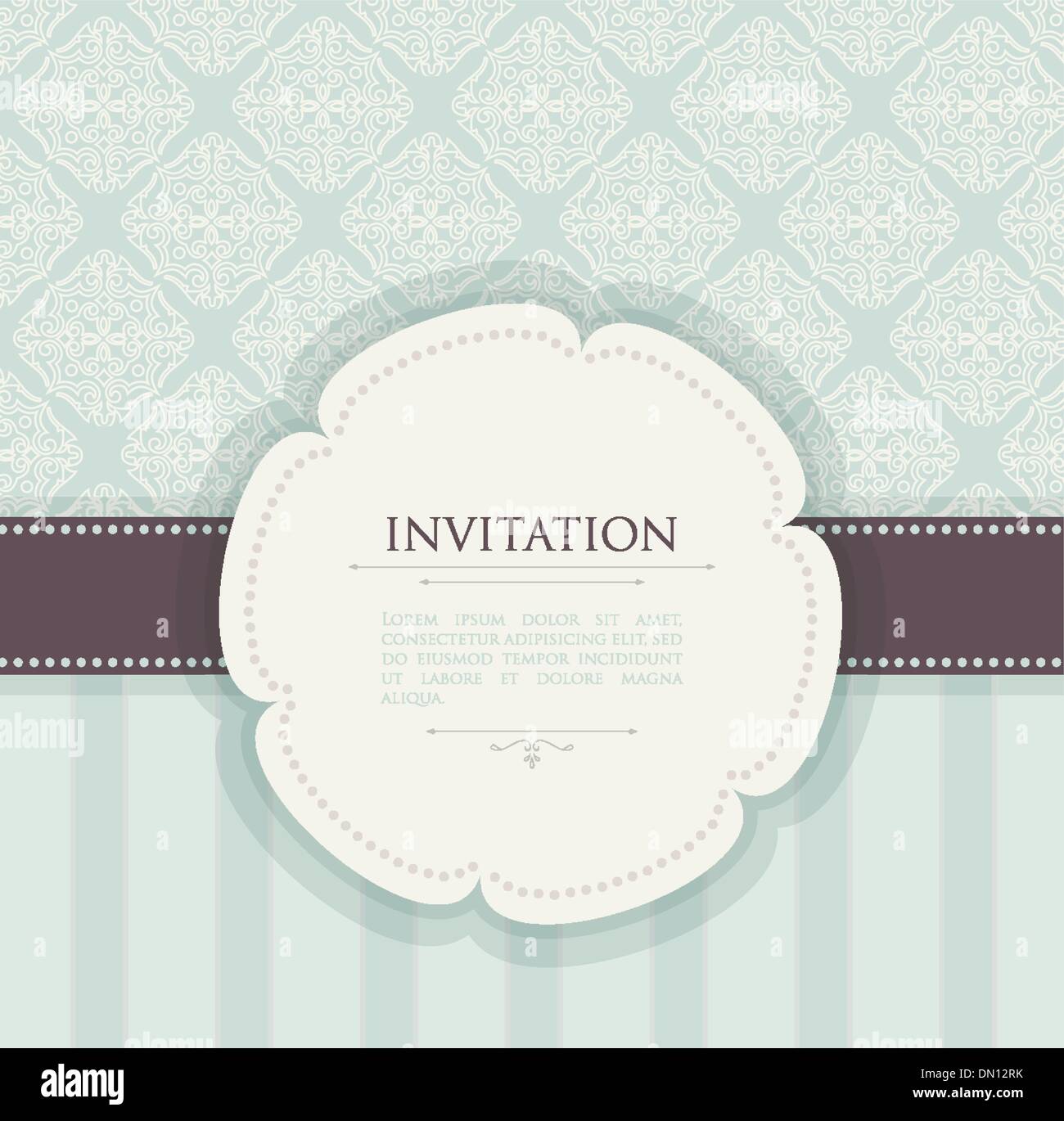 Invitation vintage background Stock Vector Image & Art - Alamy