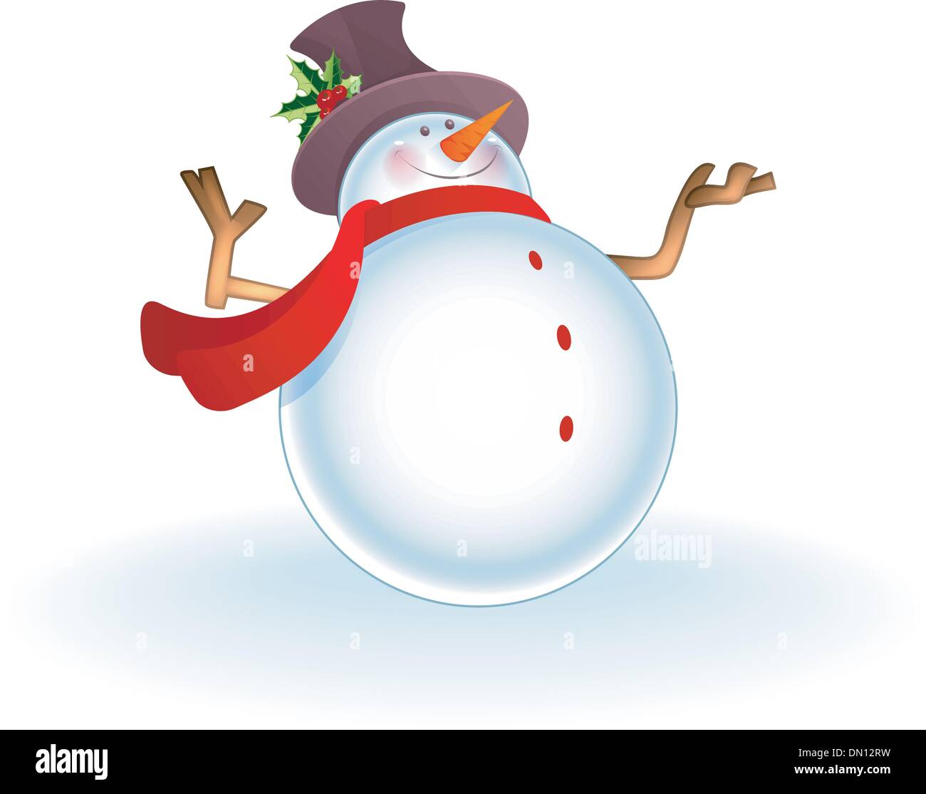 Snowman cute face christmas hi-res stock photography and images - Alamy