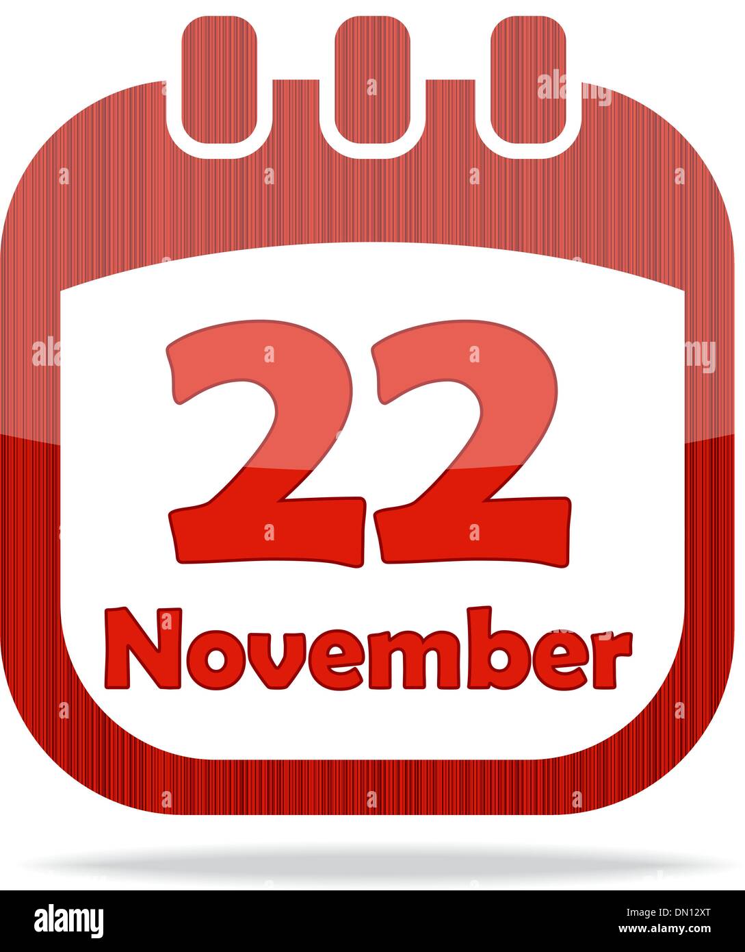November calendar icon day Stock Vector Images - Alamy