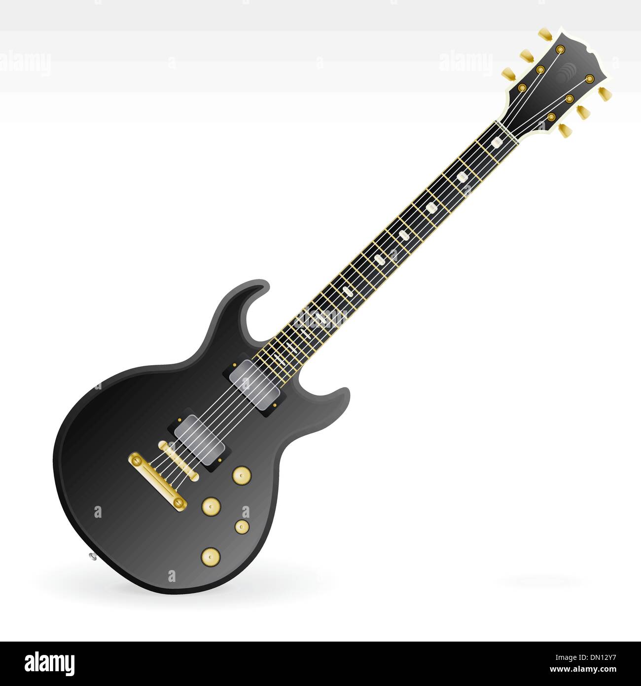 Rock guitar design element Stock Vector Image & Art - Alamy