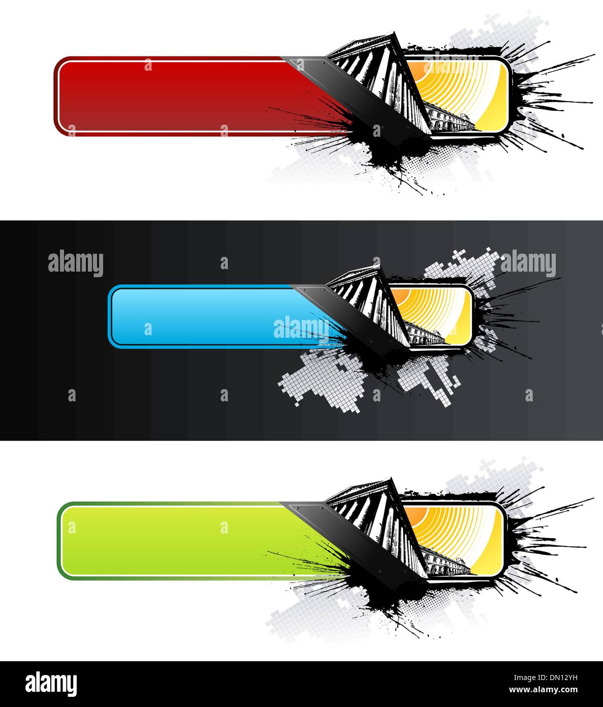 Historic urban banners Stock Vector Image & Art - Alamy