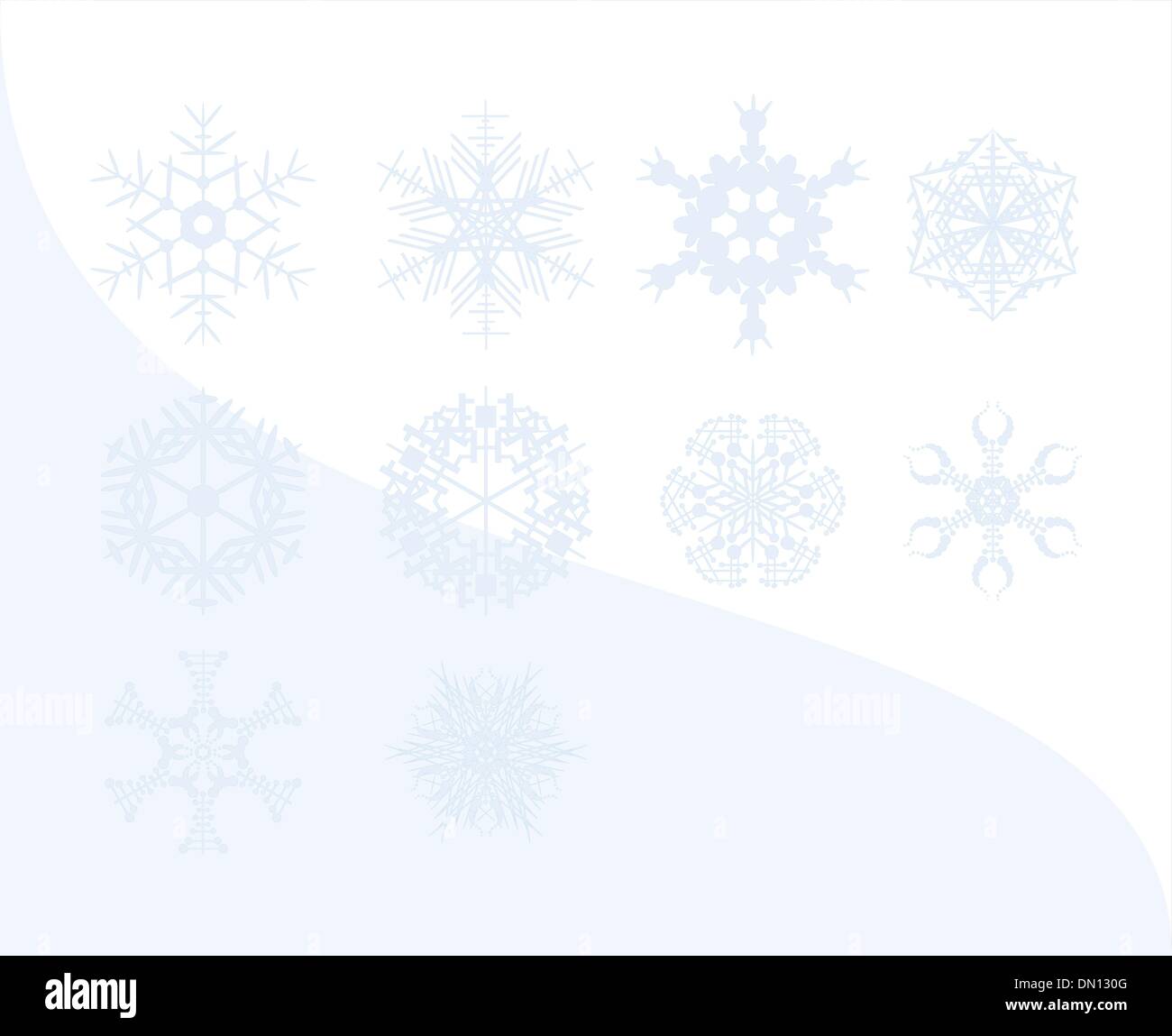 Snowflakes vector sign Stock Vector Image & Art - Alamy