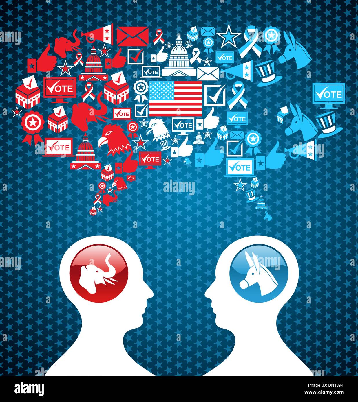 Social election Stock Vector Images - Alamy