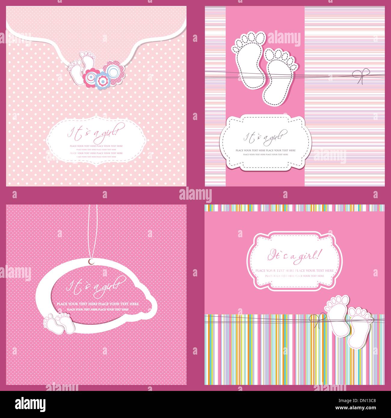 Girl in line art Stock Vector Images - Alamy