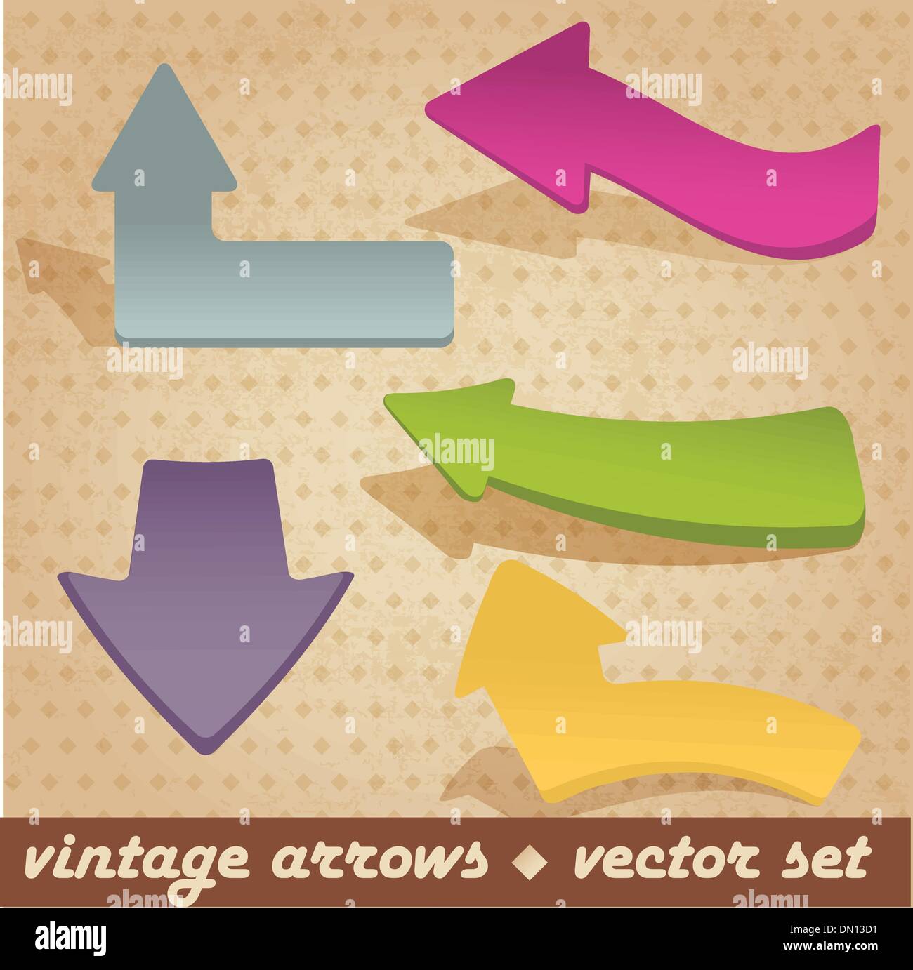 colorful vector sticker arrows for your text Stock Vector Image & Art ...