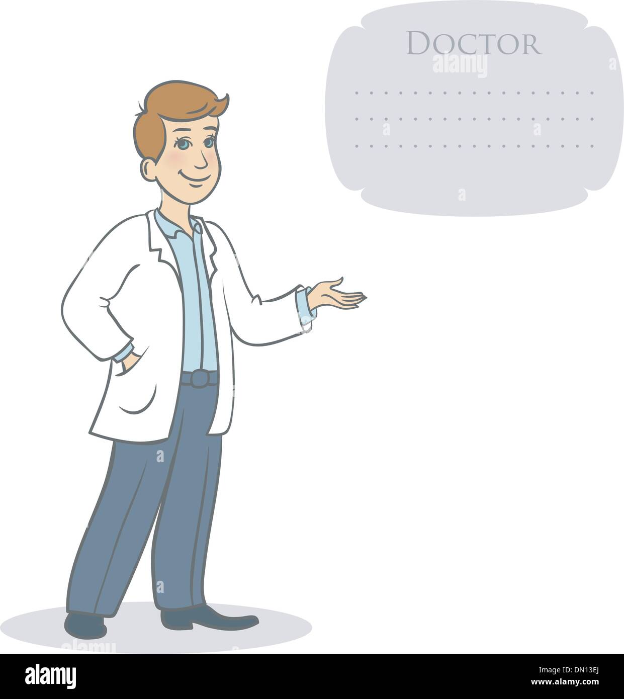 Doctor medic people work Stock Vector Images - Alamy